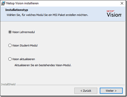 Netop Vision Pro verteilen | ictschule