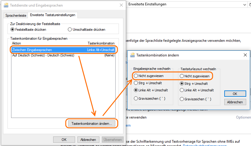 Windows 10 verliert schweizerdeutsche Tastatureinstellungen | ictschule