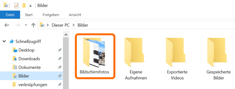 Screenshots in Windows 10 erstellen | ictschule