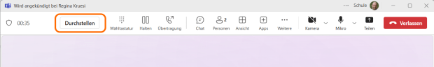 Teams Phone: Anruf durchstellen | ictschule